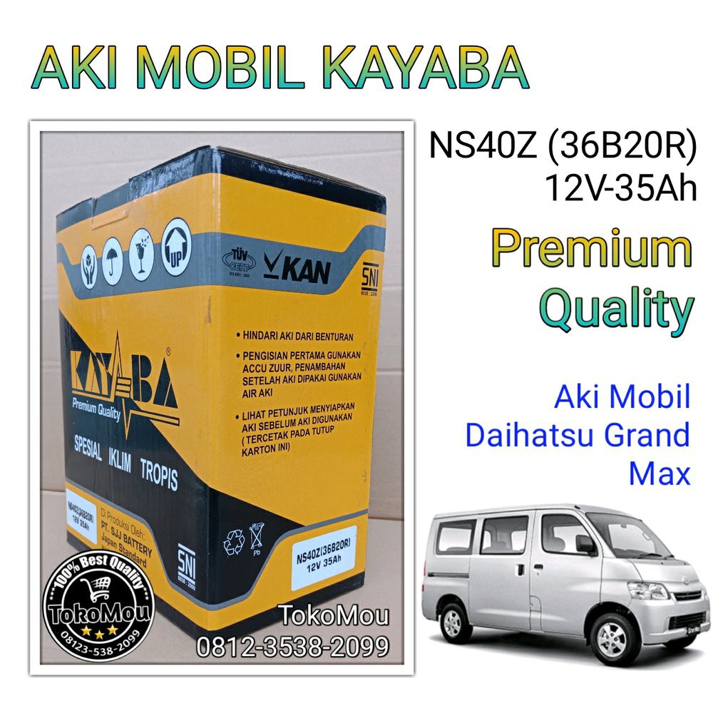 Jual aki mobil daihatsu grand max klo3714 | Shopee Indonesia