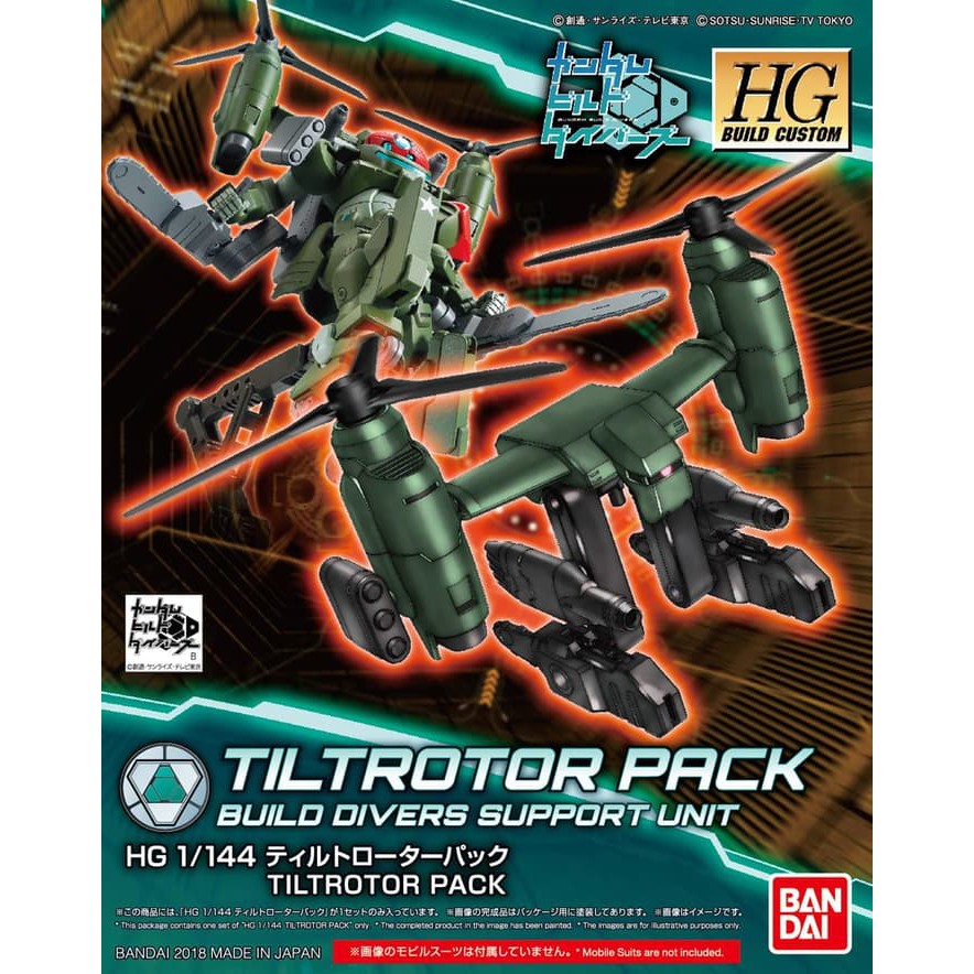 Jual HG / HGBC 1/144 Tiltrotor Pack - Gundam Build Divers | Shopee Indonesia