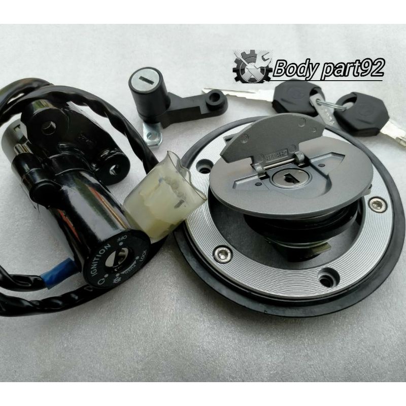 Jual KUNCI KONTAK YAMAHA R25 MT25 SET TUTUP TANGKI JOK ORIGINAL jkt ...