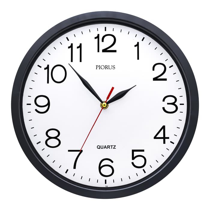 Jual Jam Dinding 31 cm Hitam | Shopee Indonesia