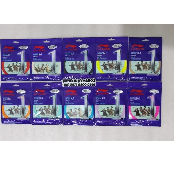 Jual {Original} Senar Badminton Lining No 1 Senar Lining No.1 Senar ...