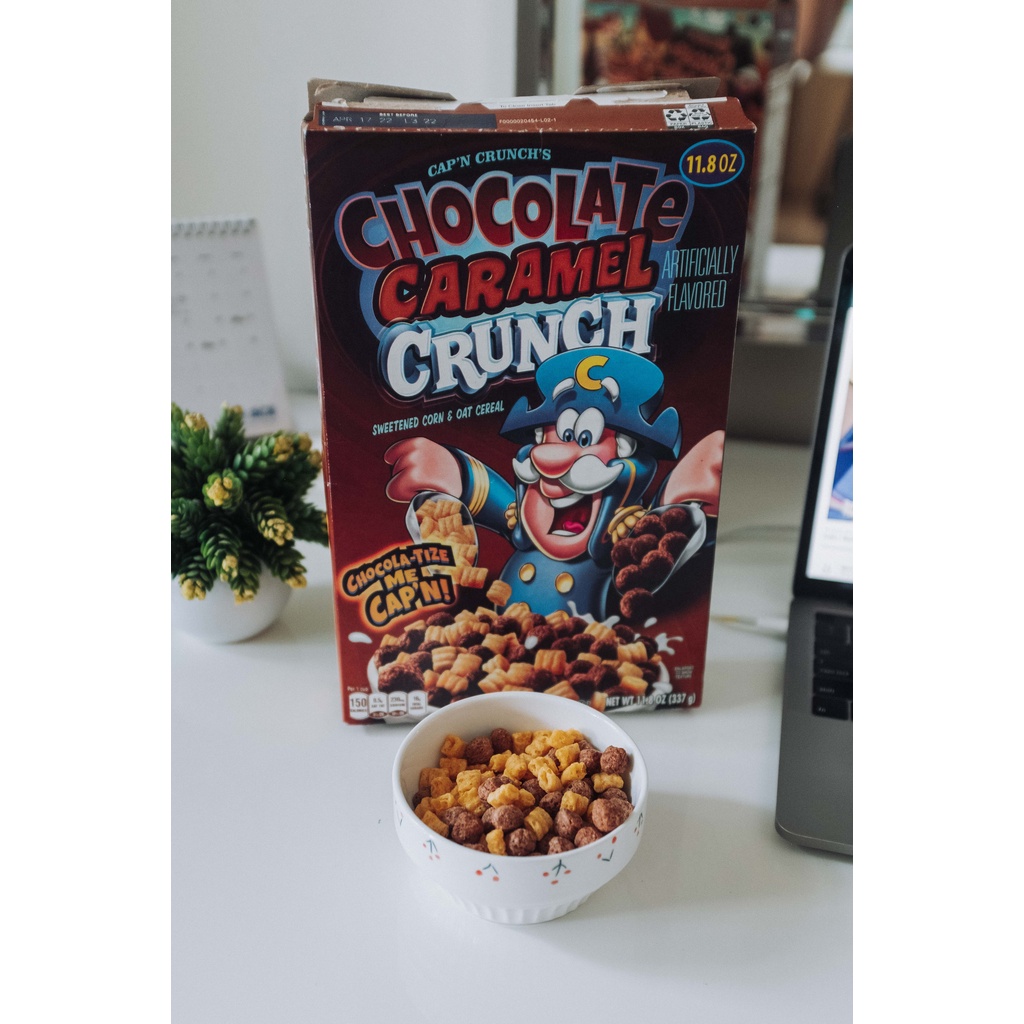 Jual Cap'n Crunch Chocolate Caramel Crunch Cereal Repack 30gr | Shopee ...