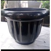 Jual POT TANAMAN HIAS JUMBO UK 40CM/POT HITAM BESAR | Shopee Indonesia