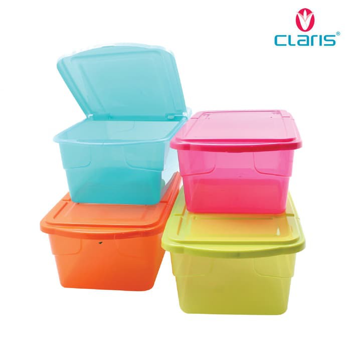 Jual Claris 2007 Flipper Box Kotak Sepatu Box Container Plastik Dengan ...