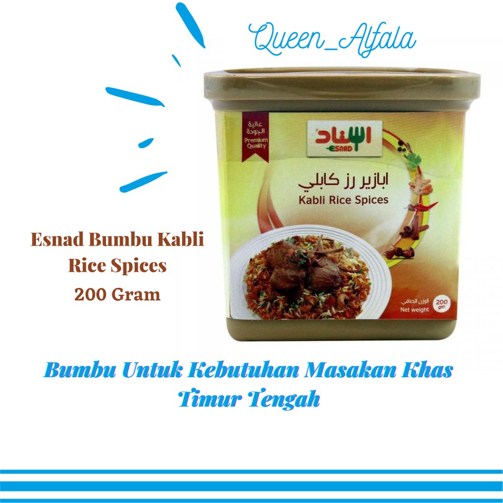 Jual Esnad Bumbu Kabli Rice Spices 200gr Import Saudi 100 % Asli Khas ...
