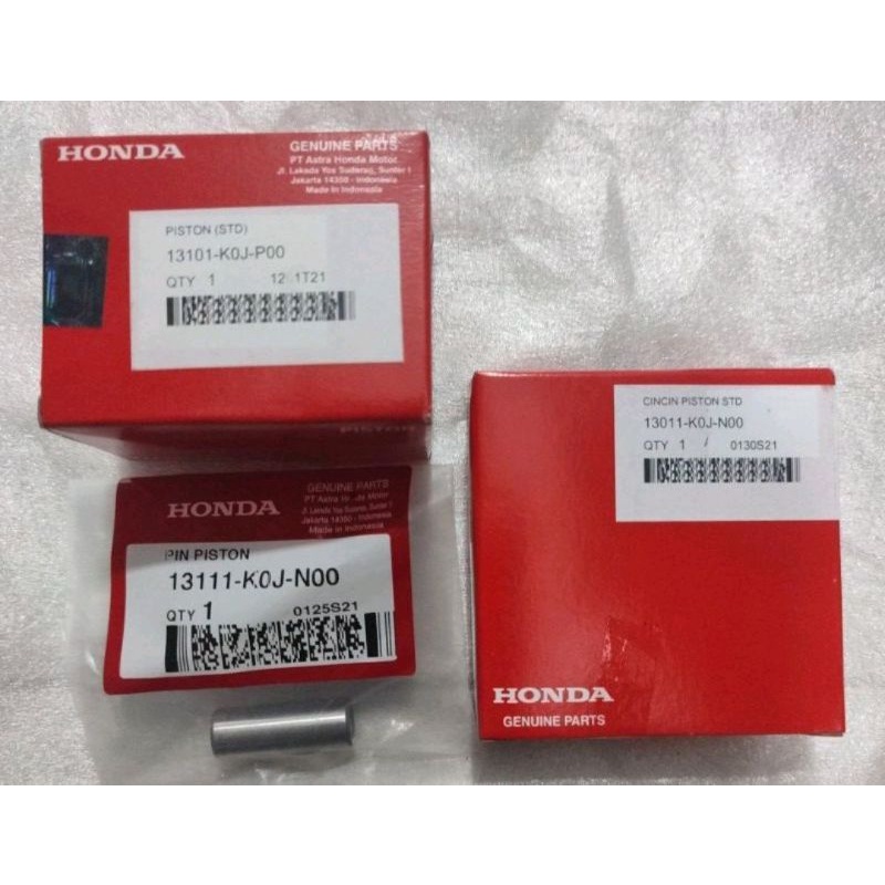 Jual PISTON KIT STANDAR (GENIO, BEAT LED, NEW SCOOPY) | Shopee Indonesia