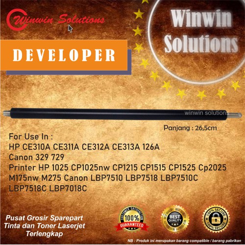 Jual Developer Roller HP C1025 CP1215 Cp1515 CP1525 2025 | Shopee Indonesia