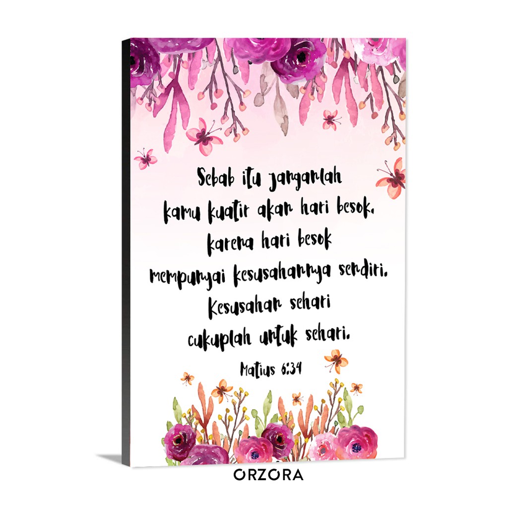 Jual Poster Rohani Kristen / Dekorasi Rumah /Poster Inspirasi(A0256 ...