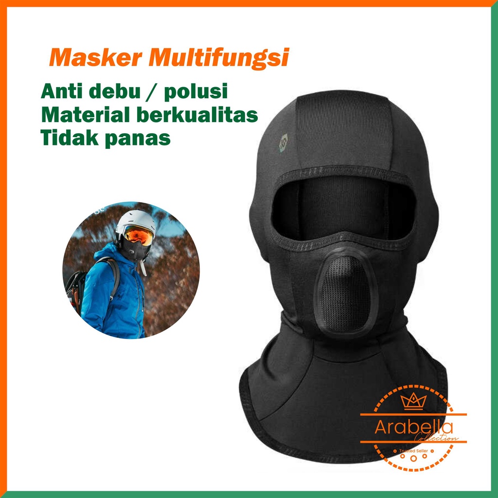 Jual Masker Topeng Ninja Full Face Pelindung Kepala dan Wajah Masker ...
