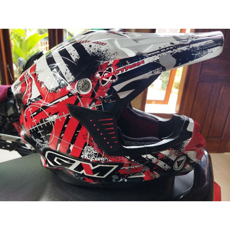 Jual Helm GM Cross Full Face | Shopee Indonesia