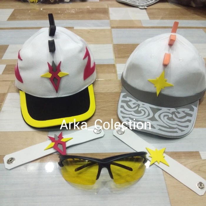 Jual Topi Boboiboy Solar dan Boboiboy Supra dan Kacamata | Shopee Indonesia
