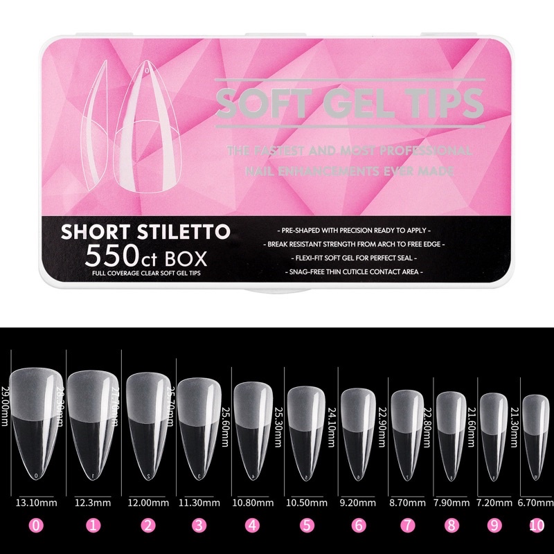 Jual NAIL SOFT TIP EXPRESS POLY GEL NAIL EXTENSION KUKU EXTENSION FOR ...