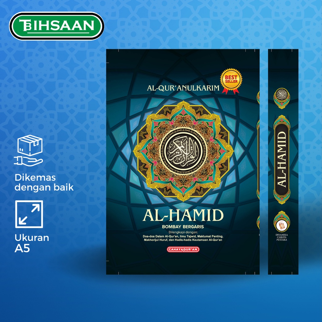 Jual Alquran A5 Al Hamid Bombay Dengan Garis Cahaya Quran | Shopee Indonesia