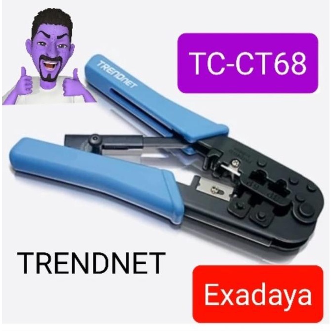 Jual Trendnet Crimping Tool Cat.5 ( Tc-Ct68 ) | Shopee Indonesia