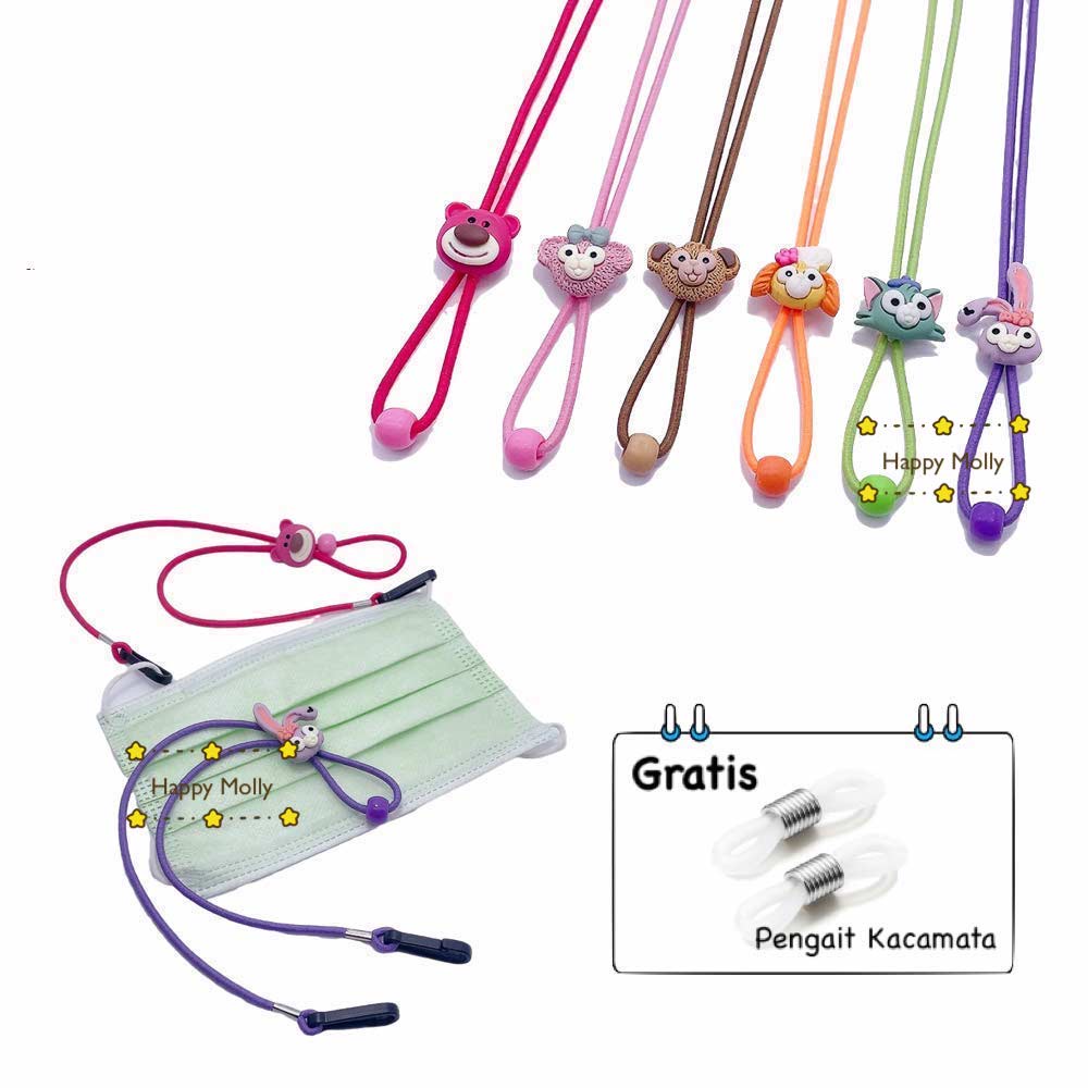 Jual Tali Strap Earhook Kacamata & Masker Anak dan Dewasa - Penahan ...
