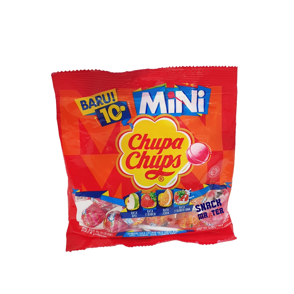 Jual Mini Chupa Chups Lolipop Zak - Netto 60gr (Isi 10) | Shopee Indonesia