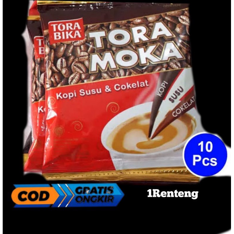 Jual Torabika Tora Moka Kopi Susu&Cokelat 1 Renceng isi 10sachet ...