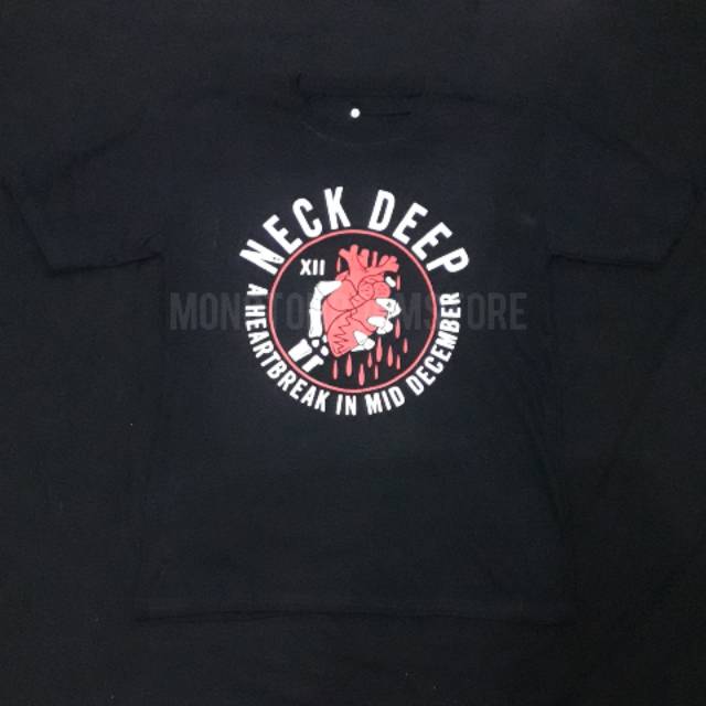 Jual KAOS BAND - NECK DEEP - NECKDEEP - A HEARTBREAK IN MID DECEMBER ...