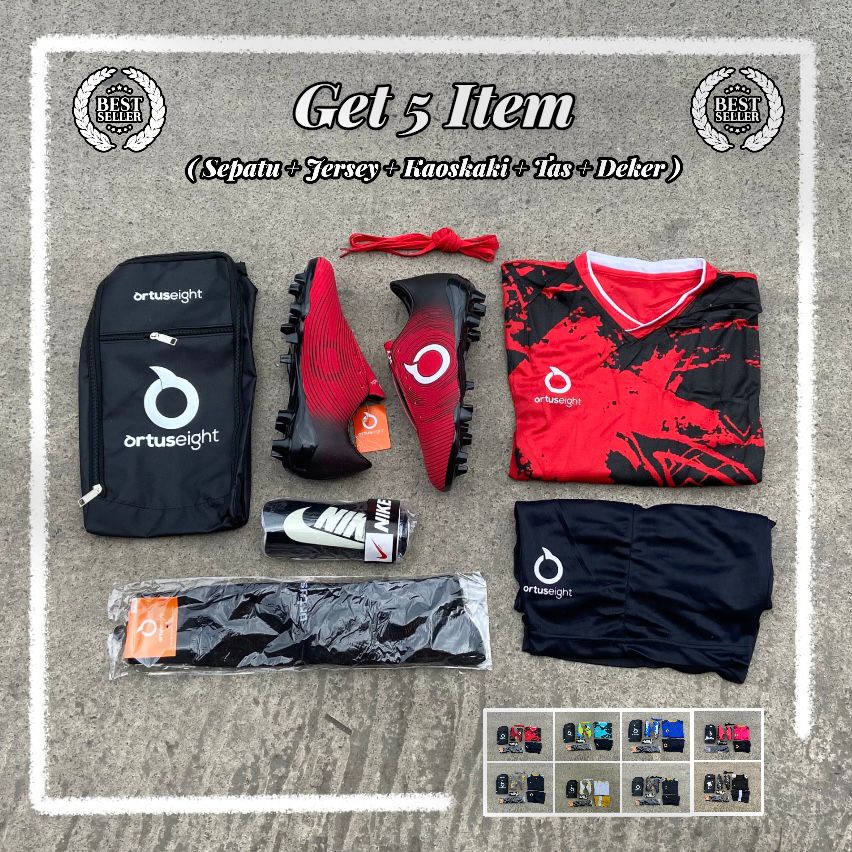 Jual Paket Lengkap 5 Sepatu Bola Sepak ORTUSeight Termurah | Shopee ... Jual Paket Lengkap 5 Sepatu Bola Sepak ORTUSeight Termurah | Shopee ...