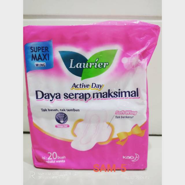 Jual Laurier Super Maxi Wing 23cm 20's | Shopee Indonesia