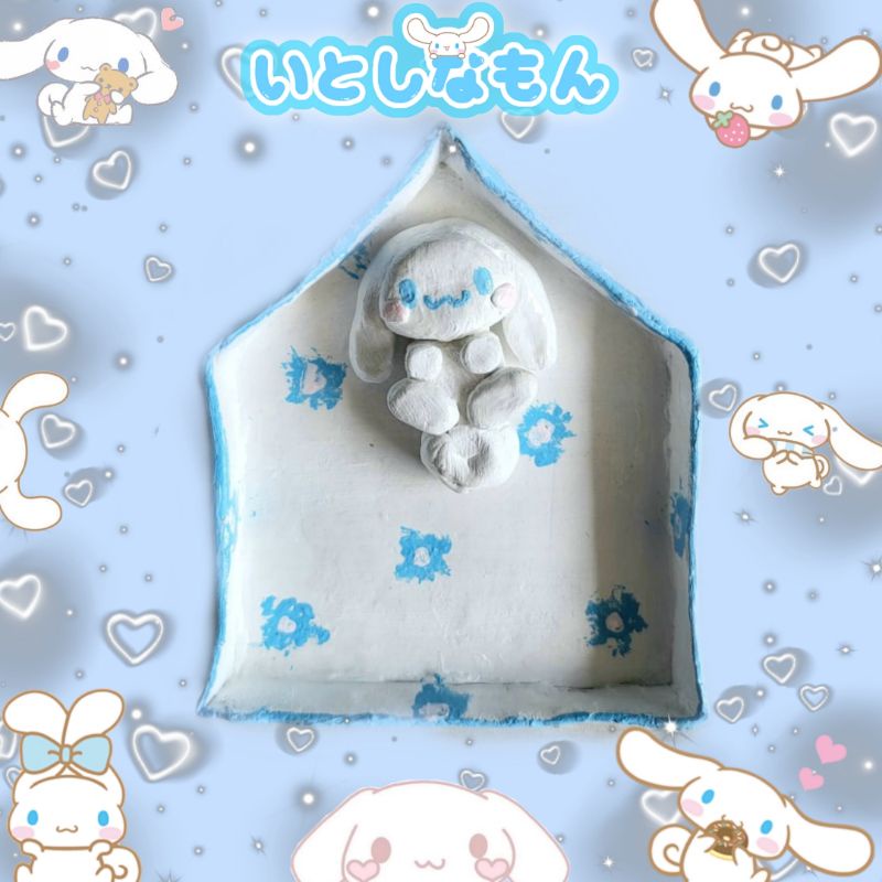Jual Cinnamoroll Sanrio Clay tray / clay art / Trinket dish / Ashtray ...