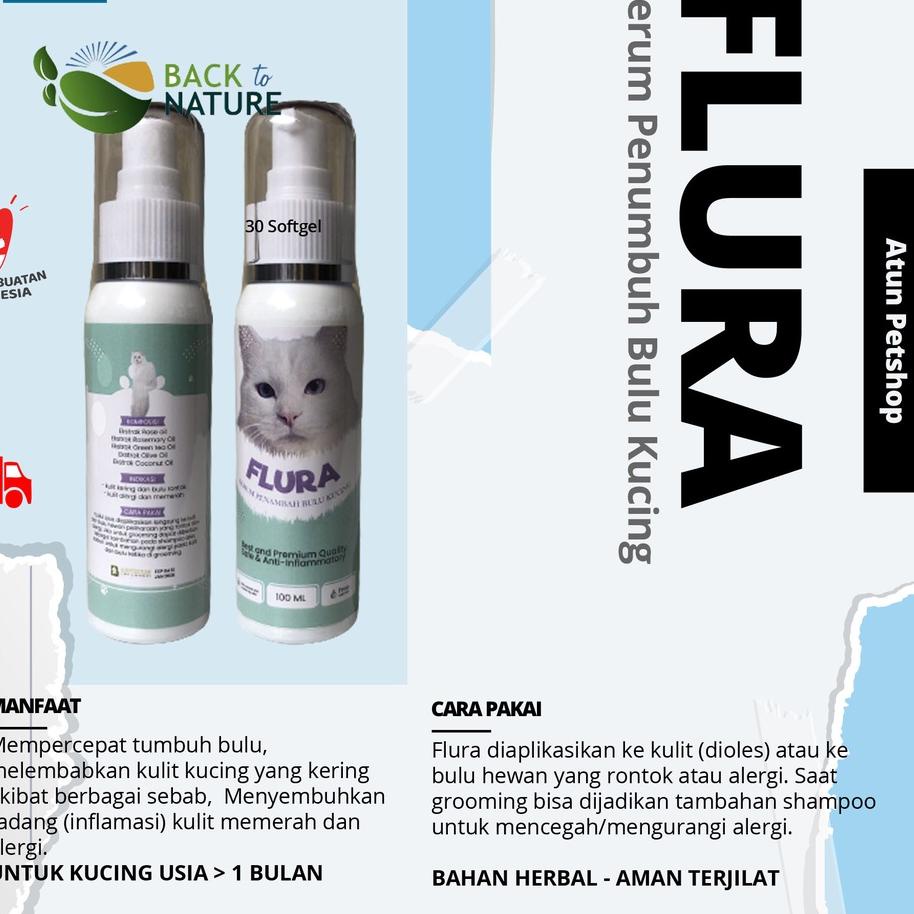 Jual Muraaaahh.. Flura Serum Penumbuh Bulu Kucing Dengan Anti Radang ...