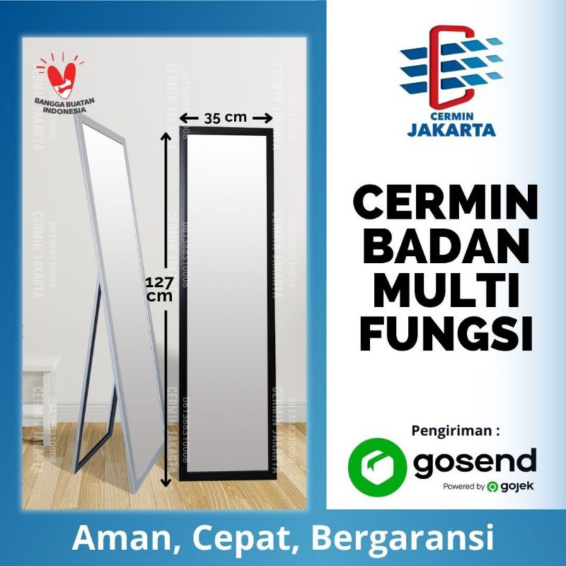 Jual Standing mirror Cermin berdiri Kaca berdiri Stiker model cermin ...