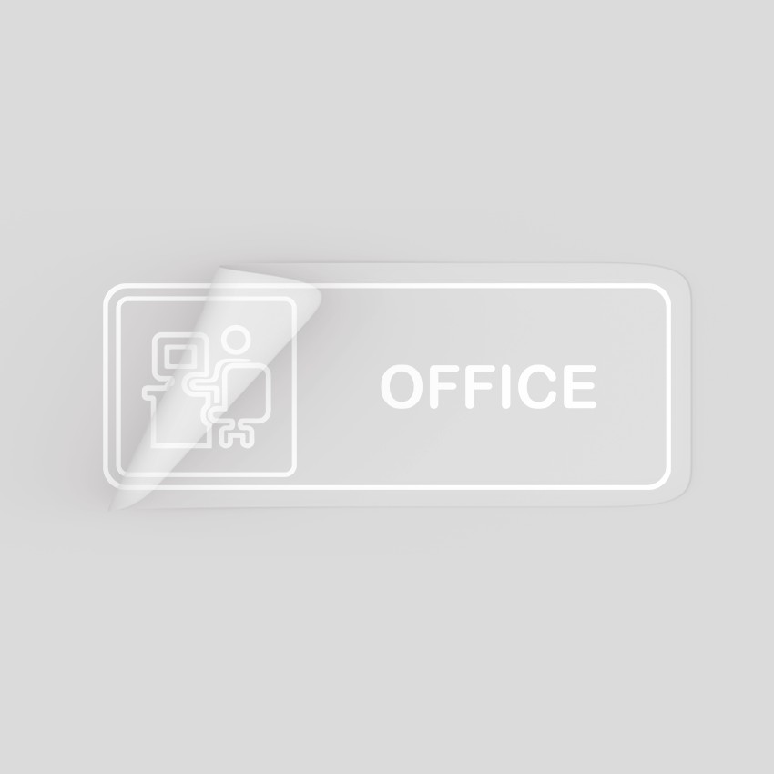 Jual stiker dinding - office sticker - stiker penanda kantor - stiker ...