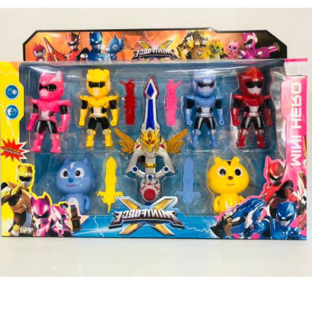 Jual Mainan Robot Mini Force X Senjata Power Ranger 988B6 | Shopee ...