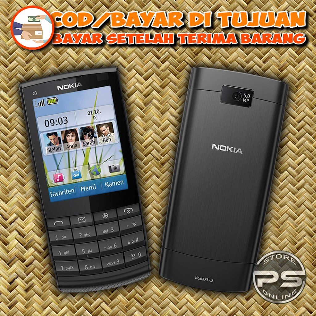 Jual Nokia X3-02 - Layar Sentuh - dengan fitur terlengkap | Shopee ...