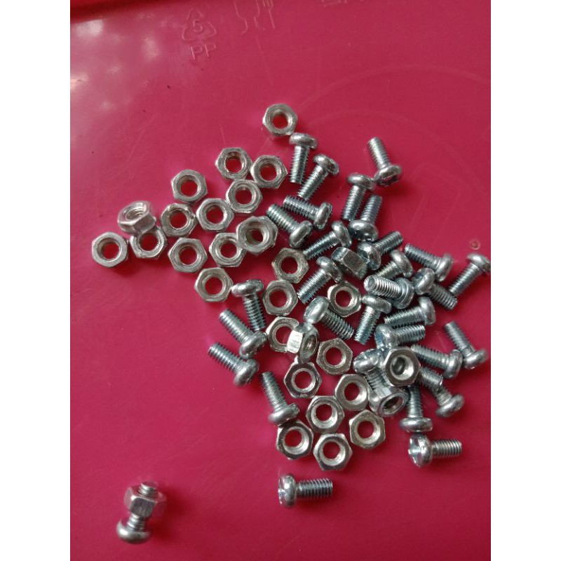 Jual baut JP 3mm x 6 mm isi 100 pcs | Shopee Indonesia