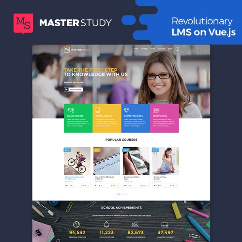 Jual Masterstudy Education – LMS WordPress Theme - Template Education Wordpress Terbaik | Shopee ...
