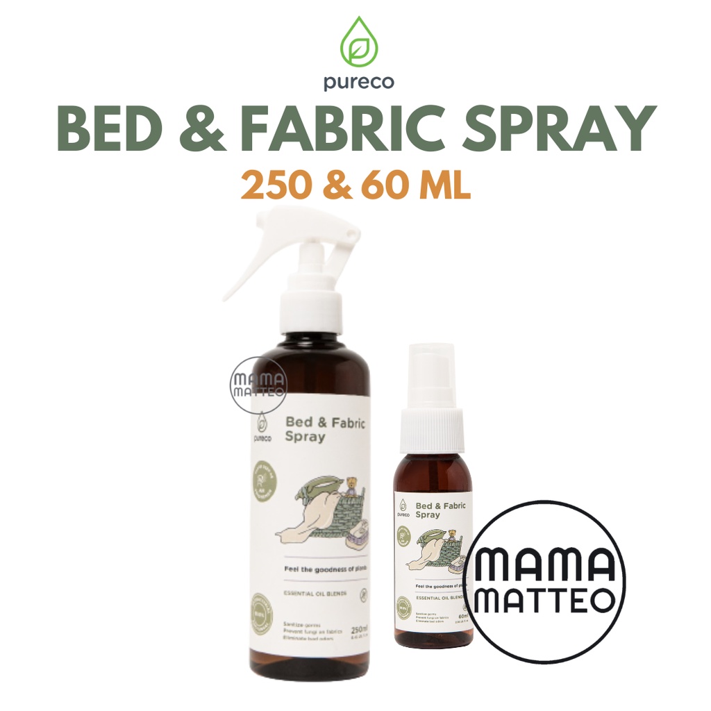 Jual Pureco Bed & Fabric Spray 60ml & 250ml / Semprotan Sofa Ranjang ...