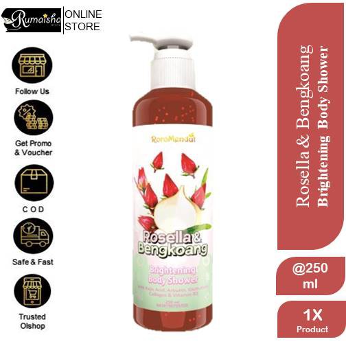 Jual Sabun Mandi Cair Rosella & Bengkoang Brightening Body Shower 250ml ...