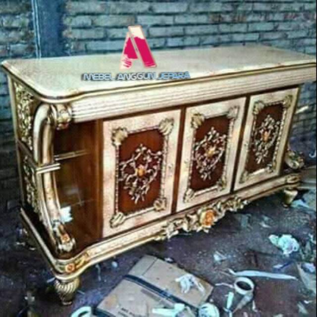 Jual bufet tv c,mebel jepara,furniture | Shopee Indonesia