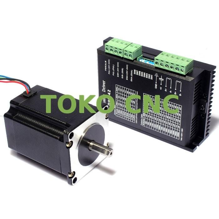 Jual Kit 57 stepper motor 1.8 N.m 76mm + Driver DM542 4.2A KB28 ...
