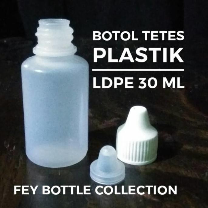 Jual BOTOL TETES PLASTIK 30ML, BOTOL LDPE 30 ML | Shopee Indonesia