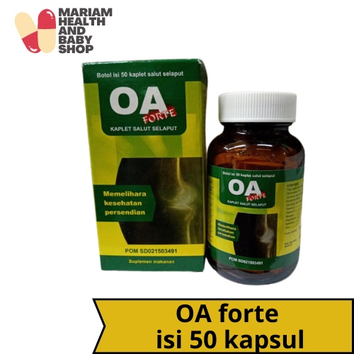 Jual OA Forte Botol Isi 50 Kapsul - Memelihara Kesehatan Sendi | Shopee ...