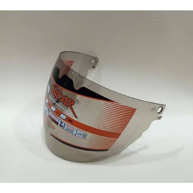 Jual Kaca Visor Helm Clear Bening Riben Hitam Type NDR F03 Touring ...