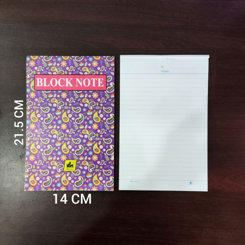 Jual Notes / Blok Note No 21 ( 14 x 21.5 CM ) | Shopee Indonesia