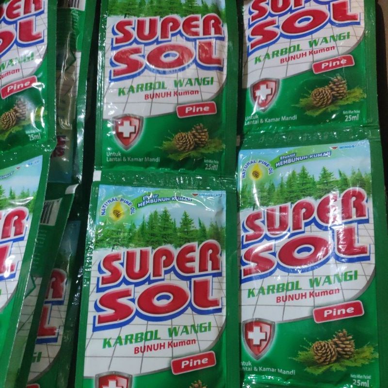 Jual supersol carbol 25ml x 12 sachet (1 renteng) | Shopee Indonesia