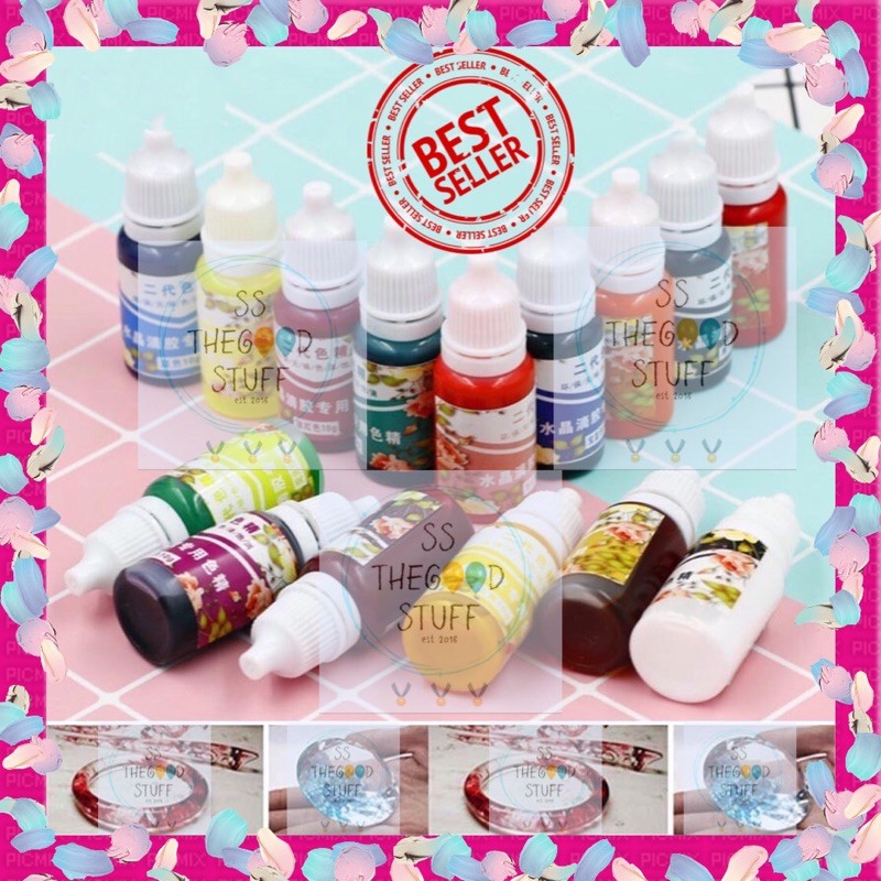Jual Pewarna UV Resin Ultraviolet Bentuk Cair Art Craft | Shopee Indonesia