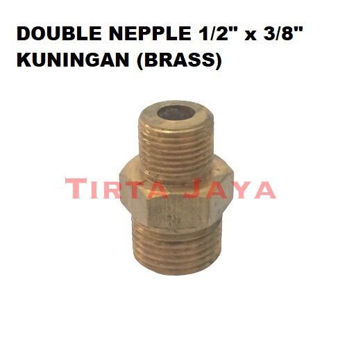 Jual Double Nepel 1 2 X 3 8 Kuningan Brass Double Nepple Double