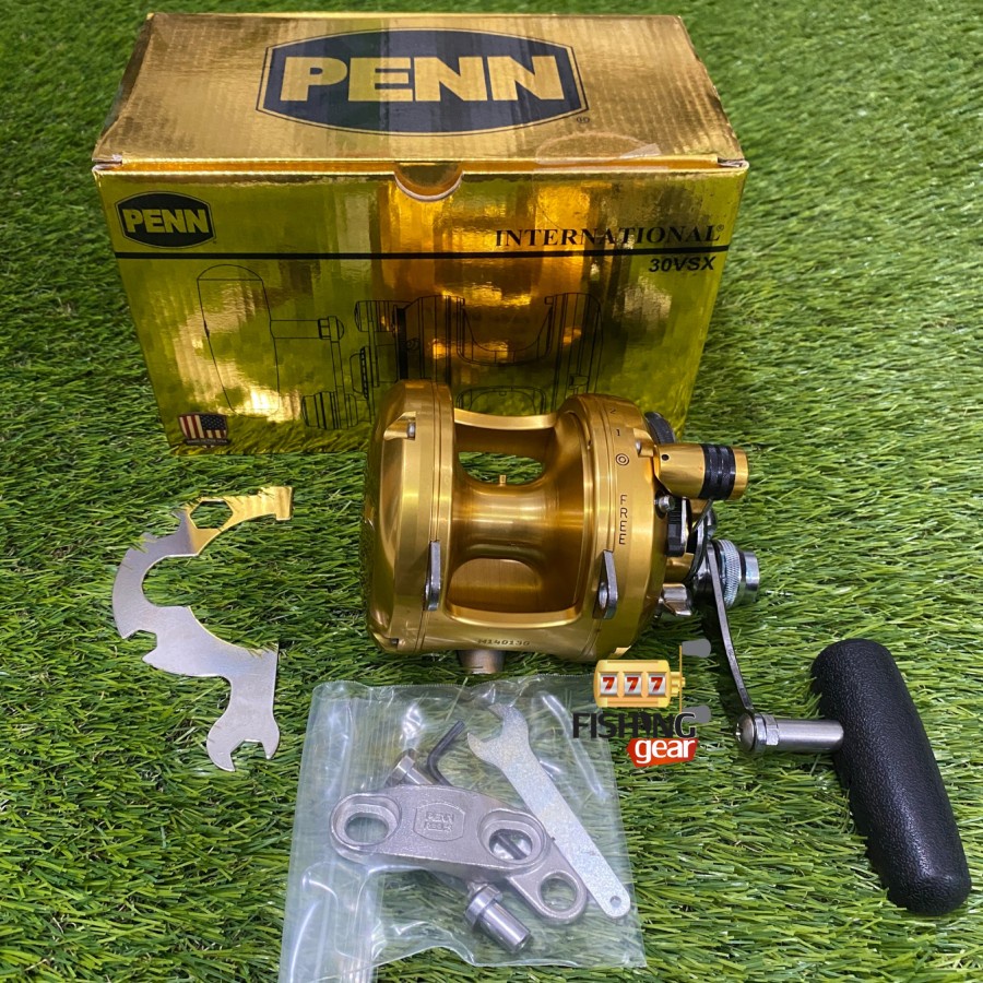 Jual PENN INTERNATIONAL 30VSX OVERHEAD REEL MADE IN USA HANDLE KANAN ...