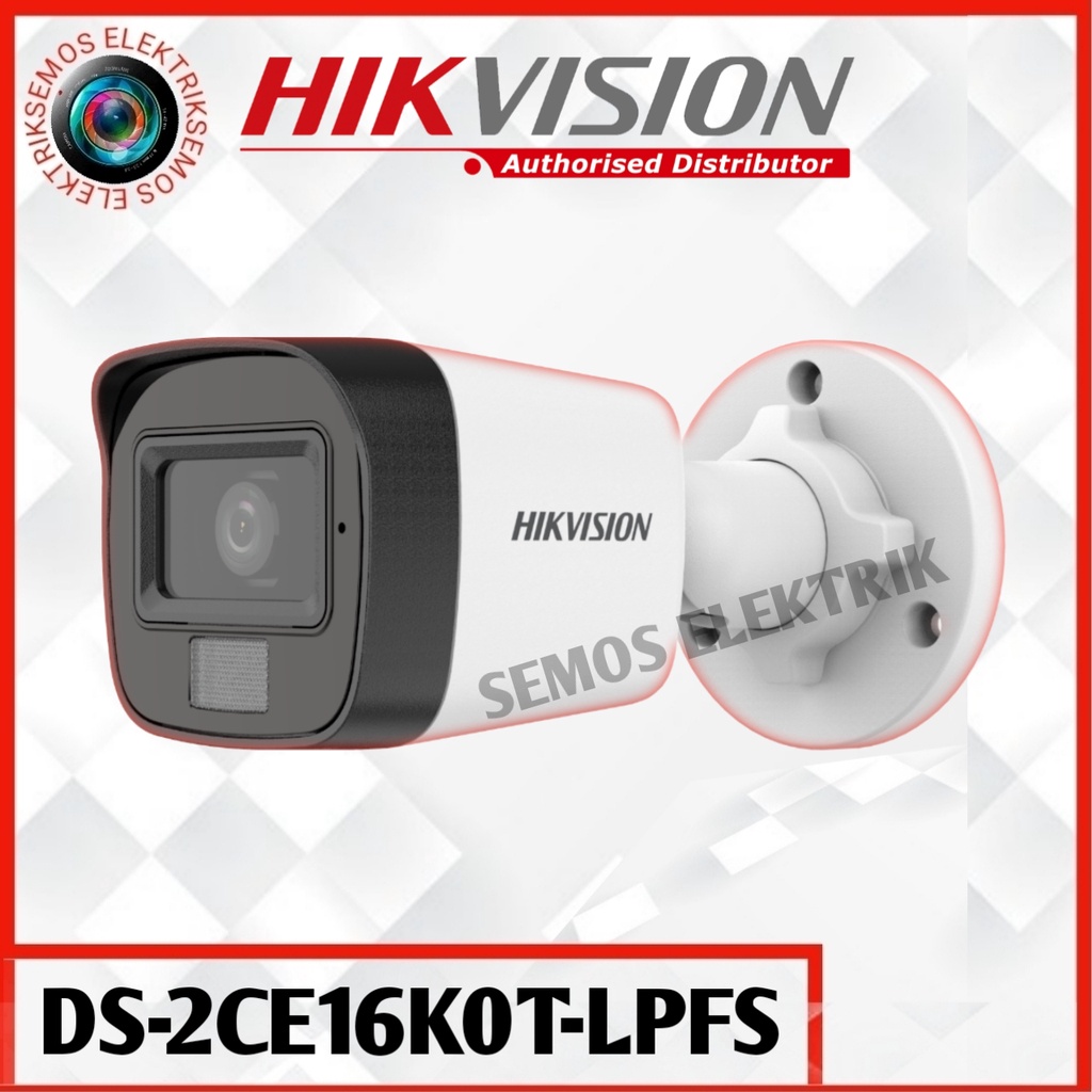 Jual Camera CCTV Outdoor HIKVISION 5MP AUDIO DS-2CE16K0T-LPFS Infrared | Shopee Indonesia