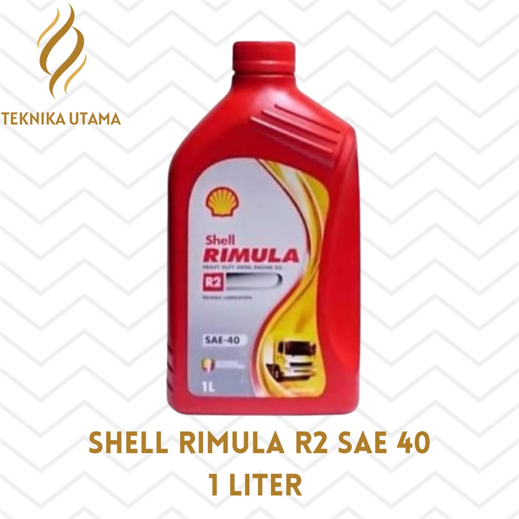 Jual OLI MESIN SHELL RIMULA R2 SAE 40 1 LITER | Shopee Indonesia