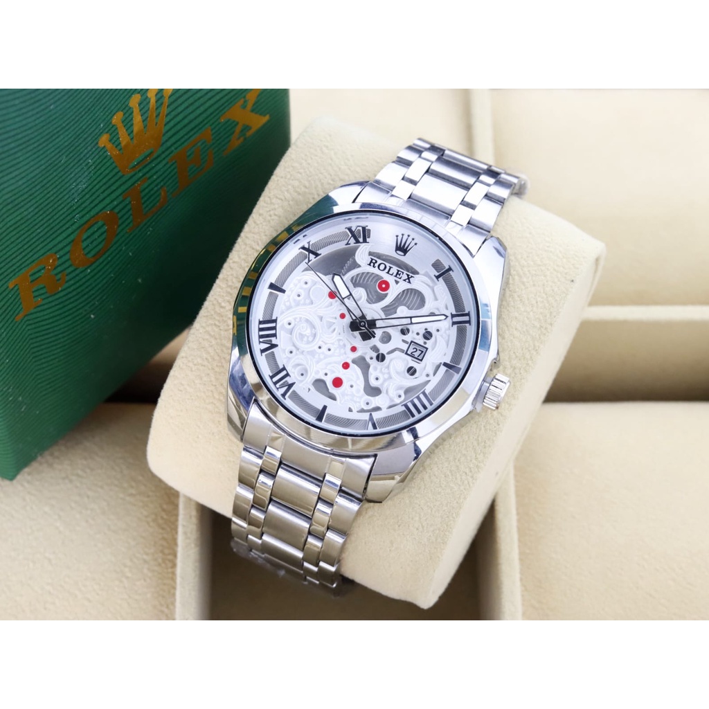 Jual Jam Tangan Pria Rolex Matic fre Box B31135 | Shopee Indonesia
