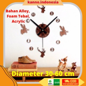 Jual Jam Dinding 3D Giant Wall Clock Diameter 30-60 CM Tempel Besar ...