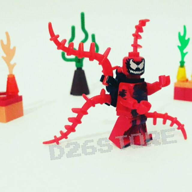 Jual Lego minifigure Carnage / Cletus Kasidy ( Spiderman Enemy - Marvel ...