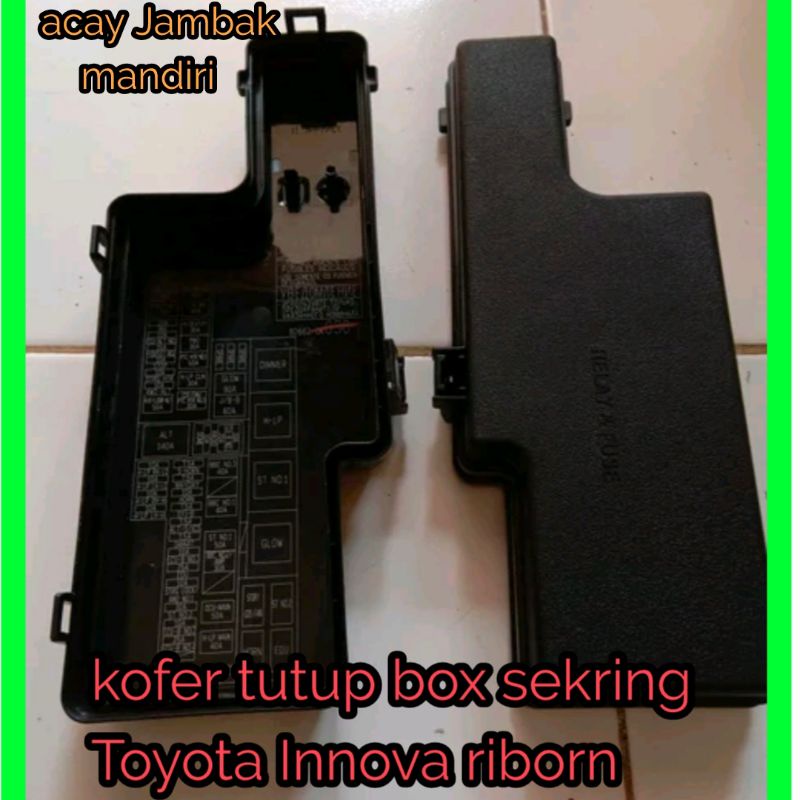 Jual kofer tutup box sekring toyota innova riborn | Shopee Indonesia